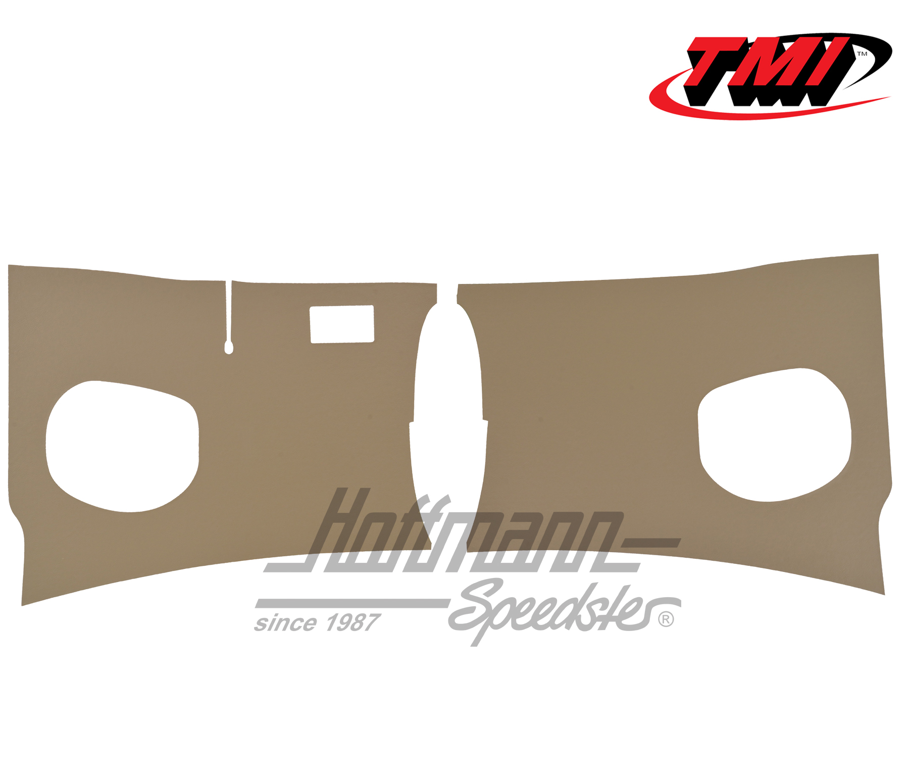 Front wall trims, 60-62, beige | 098-0562-05