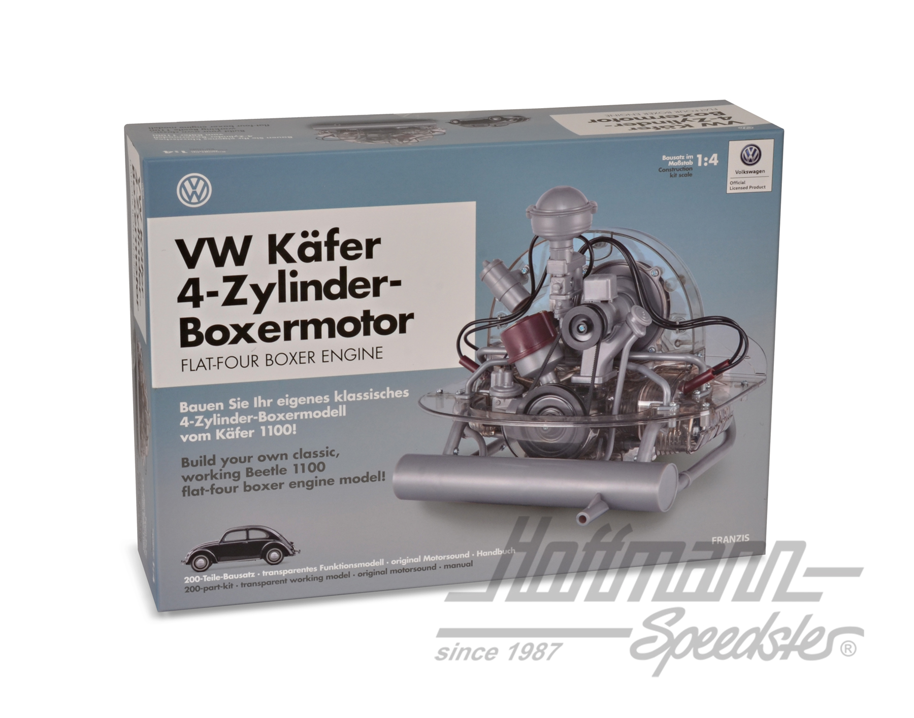 VW Käfer 4-Zyl.-Boxermotor,Modellbausatz | 046-1000