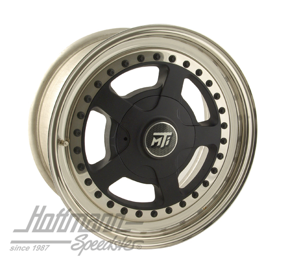 MTI Edelstahlfelge, 7x15 ET16, schwarz e | | 070-7100