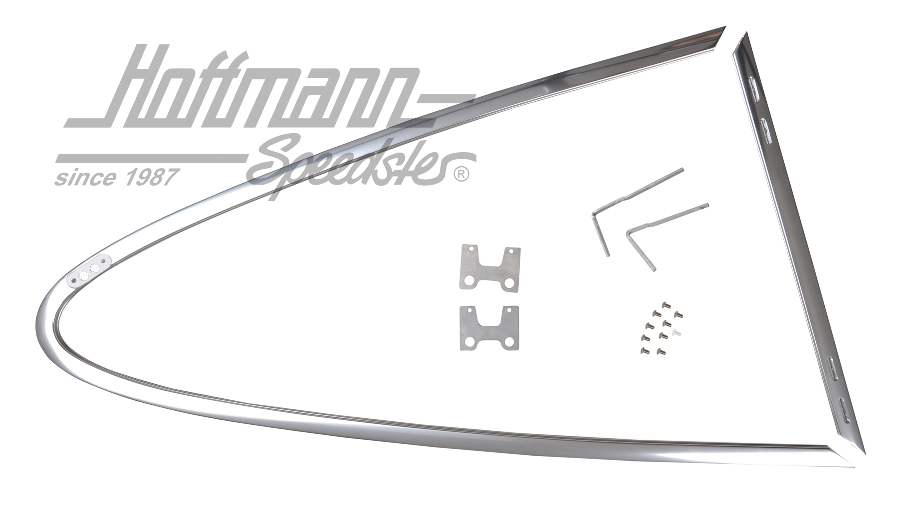 Frame, pop-out window, 68-77, left | 512-0217-11