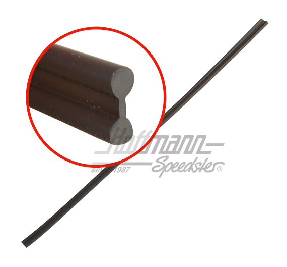 Seal, triangular glass, lower, left/right | 515-0942-20