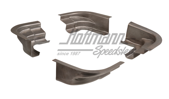 Corner pieces, folding-roof opening, Bus T1 | 095-0190