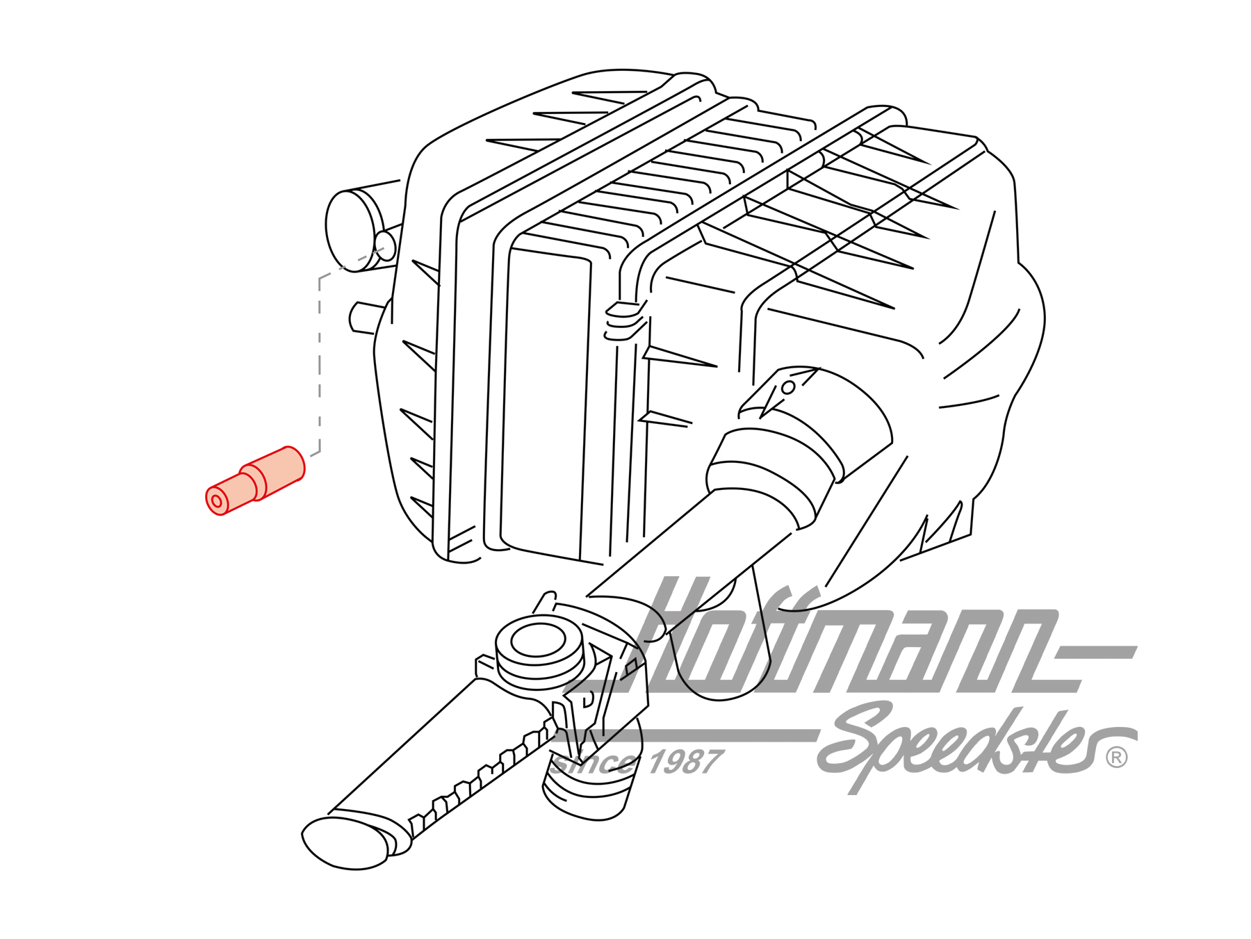 Reducing piece, vacuum line | 092-0855-22