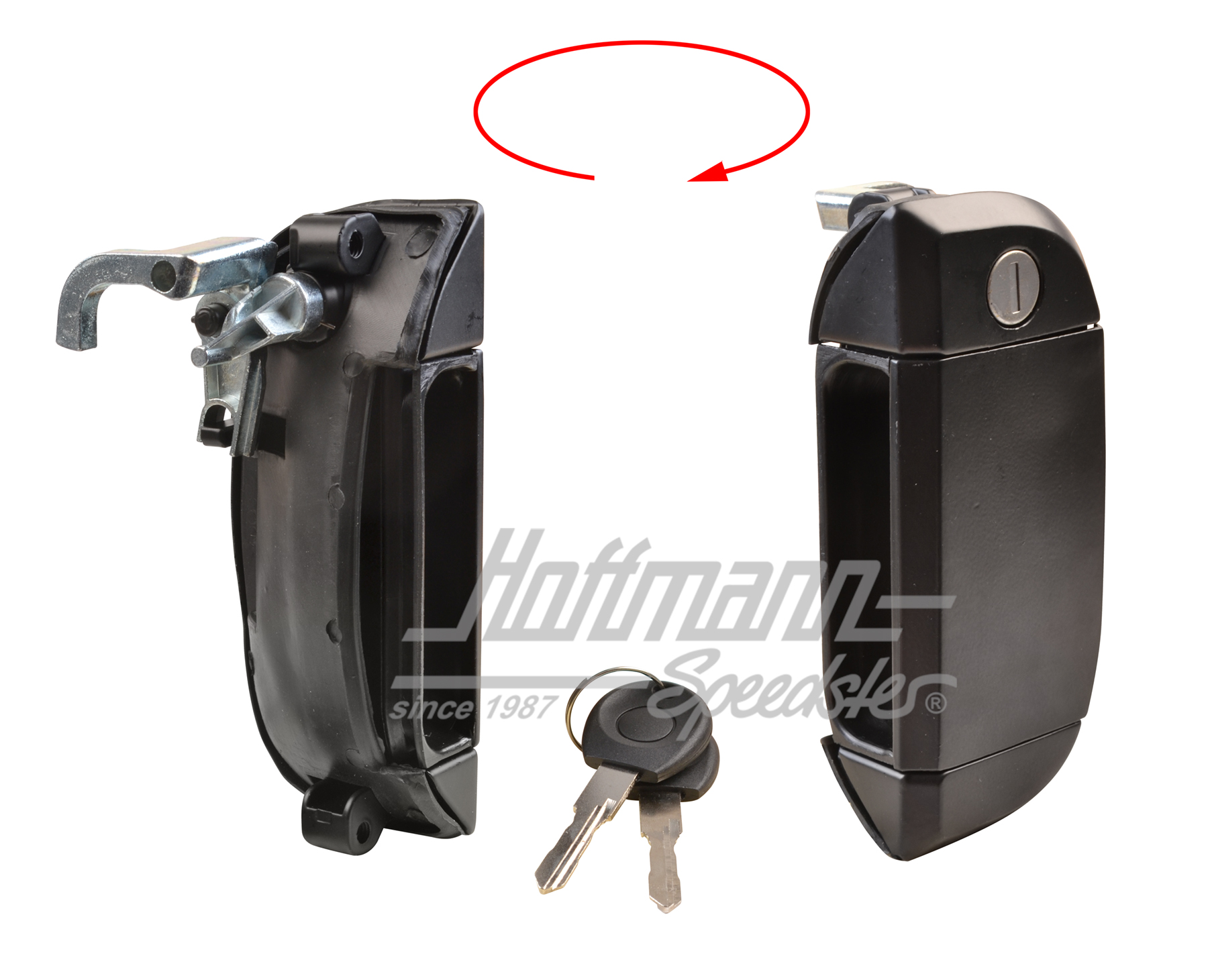 Door handle, front, Bus T4, right | 408-1004-02